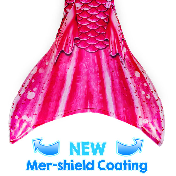 Bahama Pink Mermaid Tail and Monofin Set | Sun Tail Mermaid