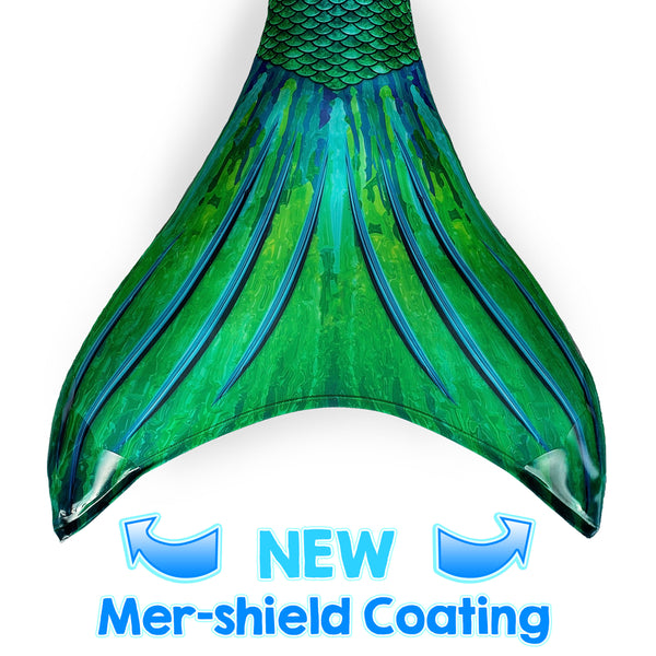 Siren Green Mermaid Tail and Monofin Set | Sun Tail Mermaids