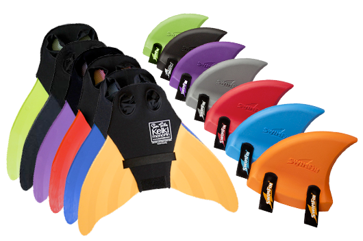 Shark fin and monofin bundle to swim in | Sun Tail Mermaid